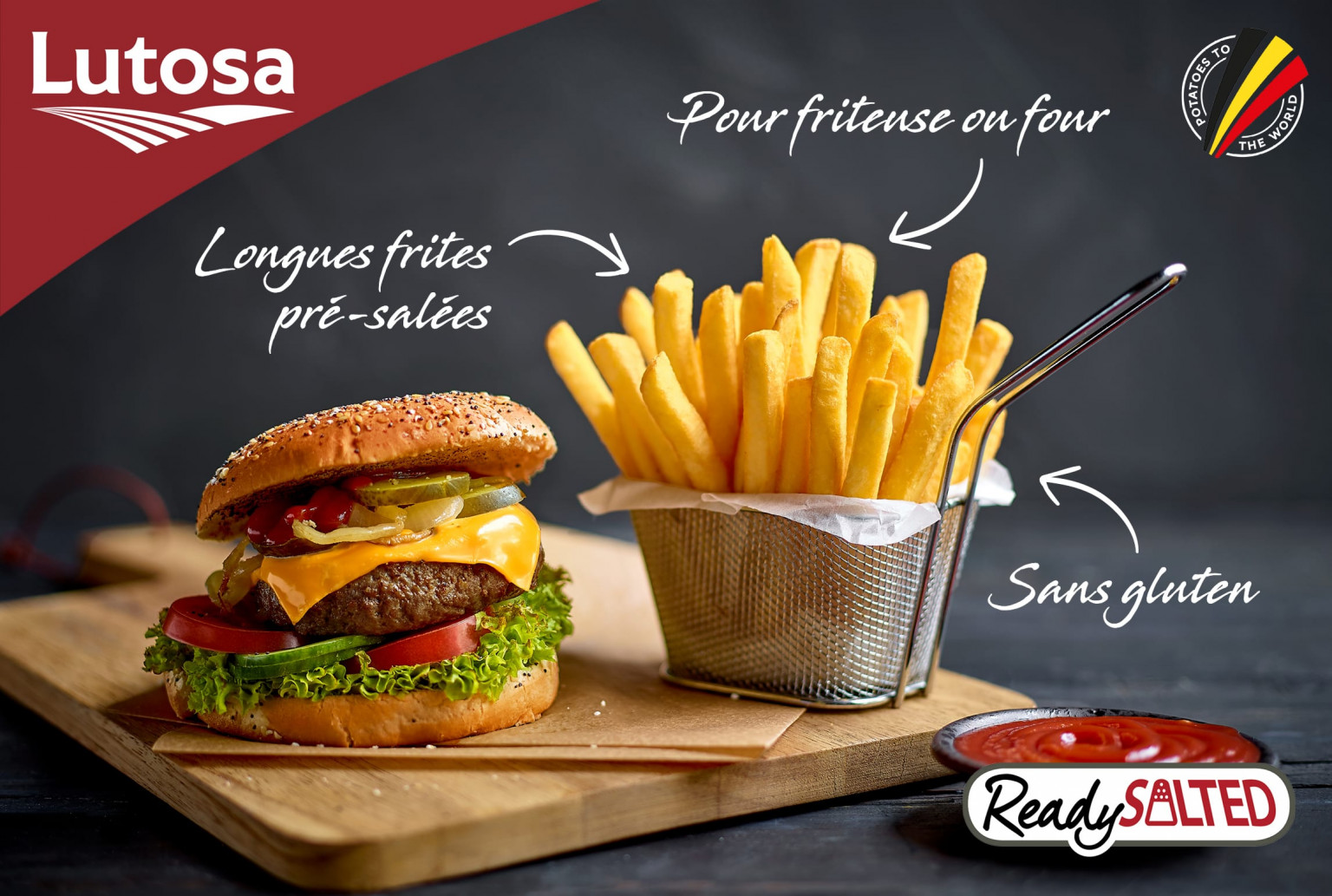 Lutosa : le meilleur choix pour des frites croustillantes et salées ...
